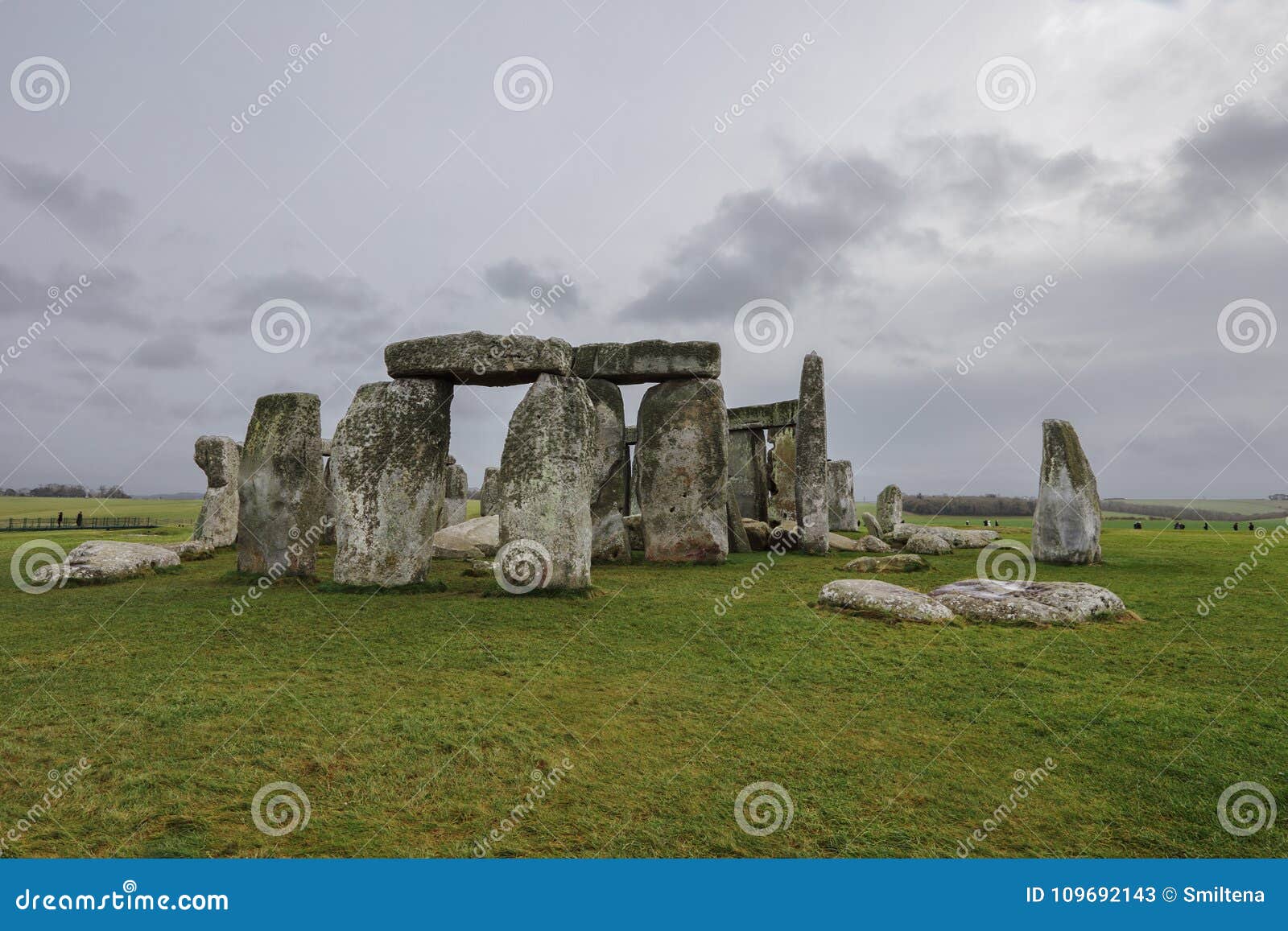 Stonehenge, Prehistoric Monument in England Stock Image - Image of ...