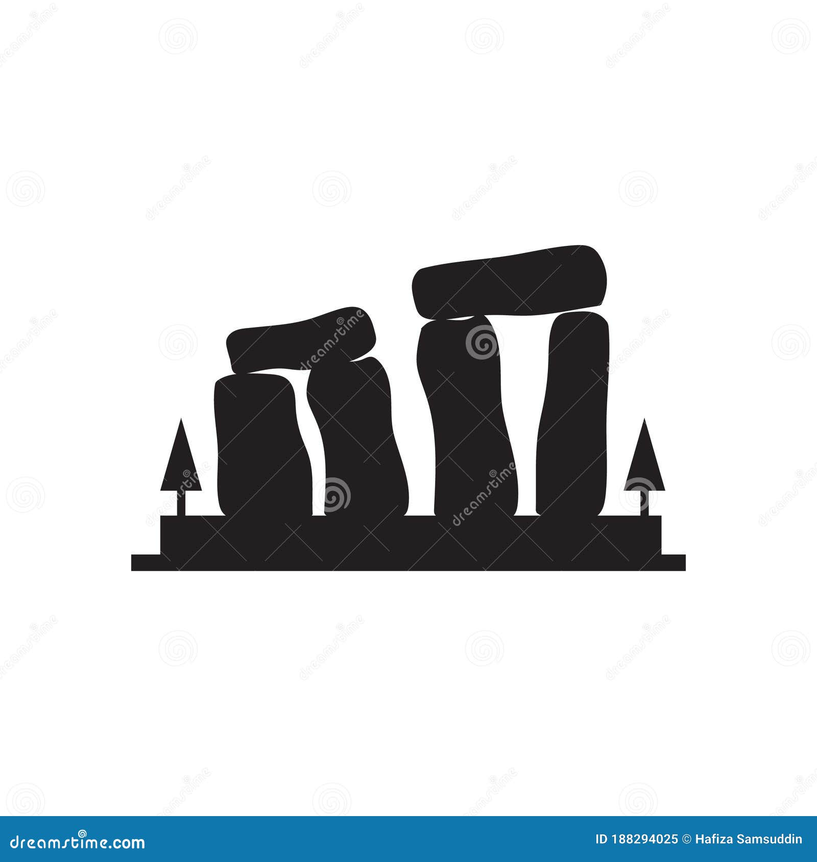 Stonehenge. Vector Illustration Decorative Design Stock Vector ...