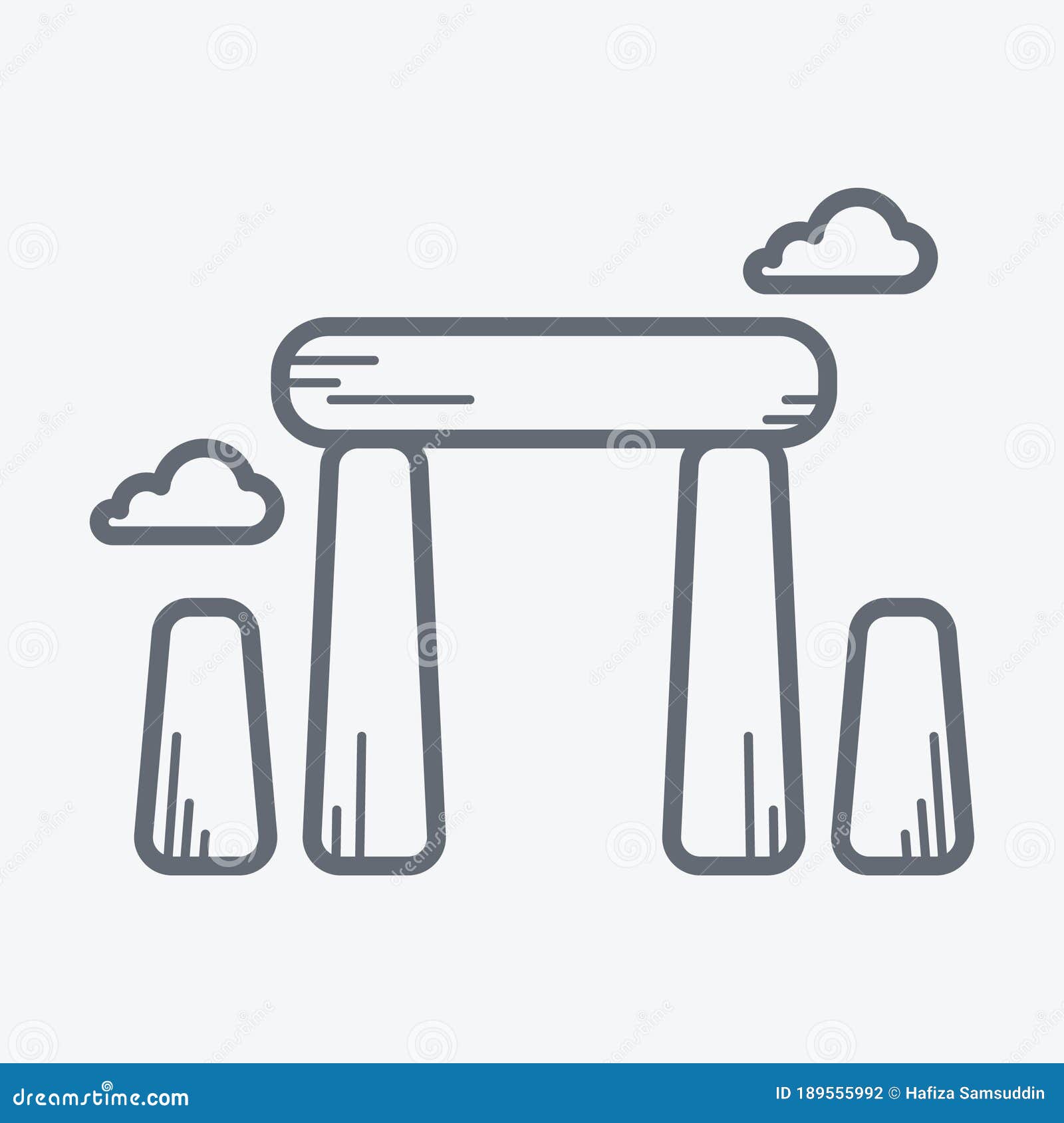Stonehenge. Vector Illustration Decorative Design Stock Vector ...