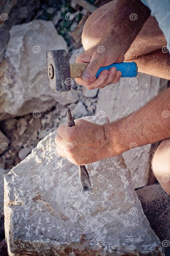 Stonemason stock photo. Image of hard, craftsman, tradition - 15419694