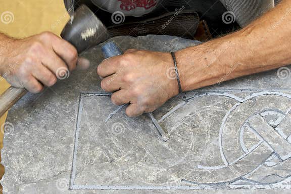 Stonemason stock photo. Image of craft, strong, chisel - 1966332