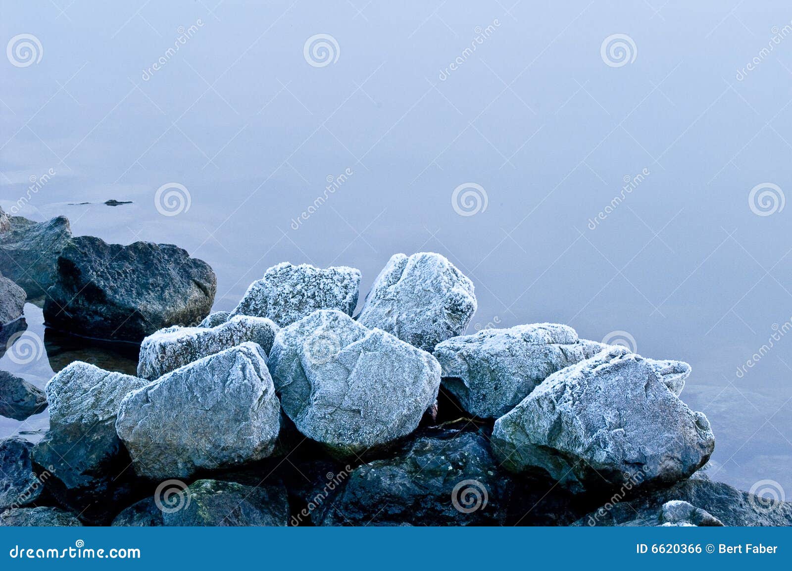 Stones stock photo. Image of frozen, landscape, gelderland - 6620366