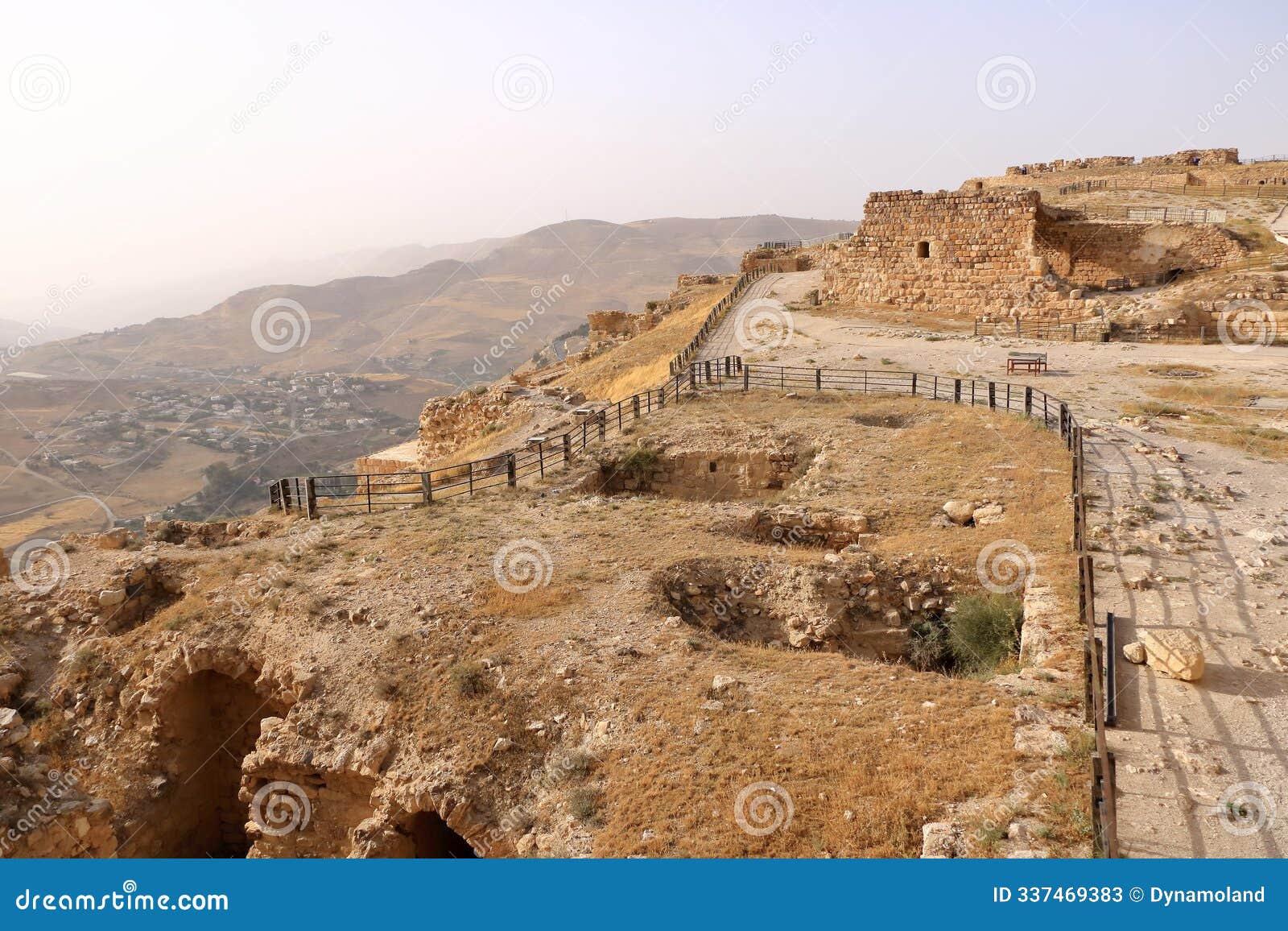 The Stones of the Al Karak Kerak Castle, Jordan Stock Image - Image of ...