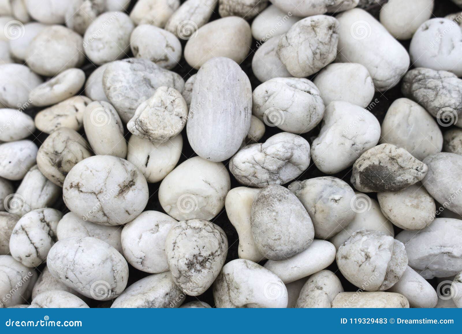 Stones Background in an Outdoor Garden. Stock Image - Image of shape ...