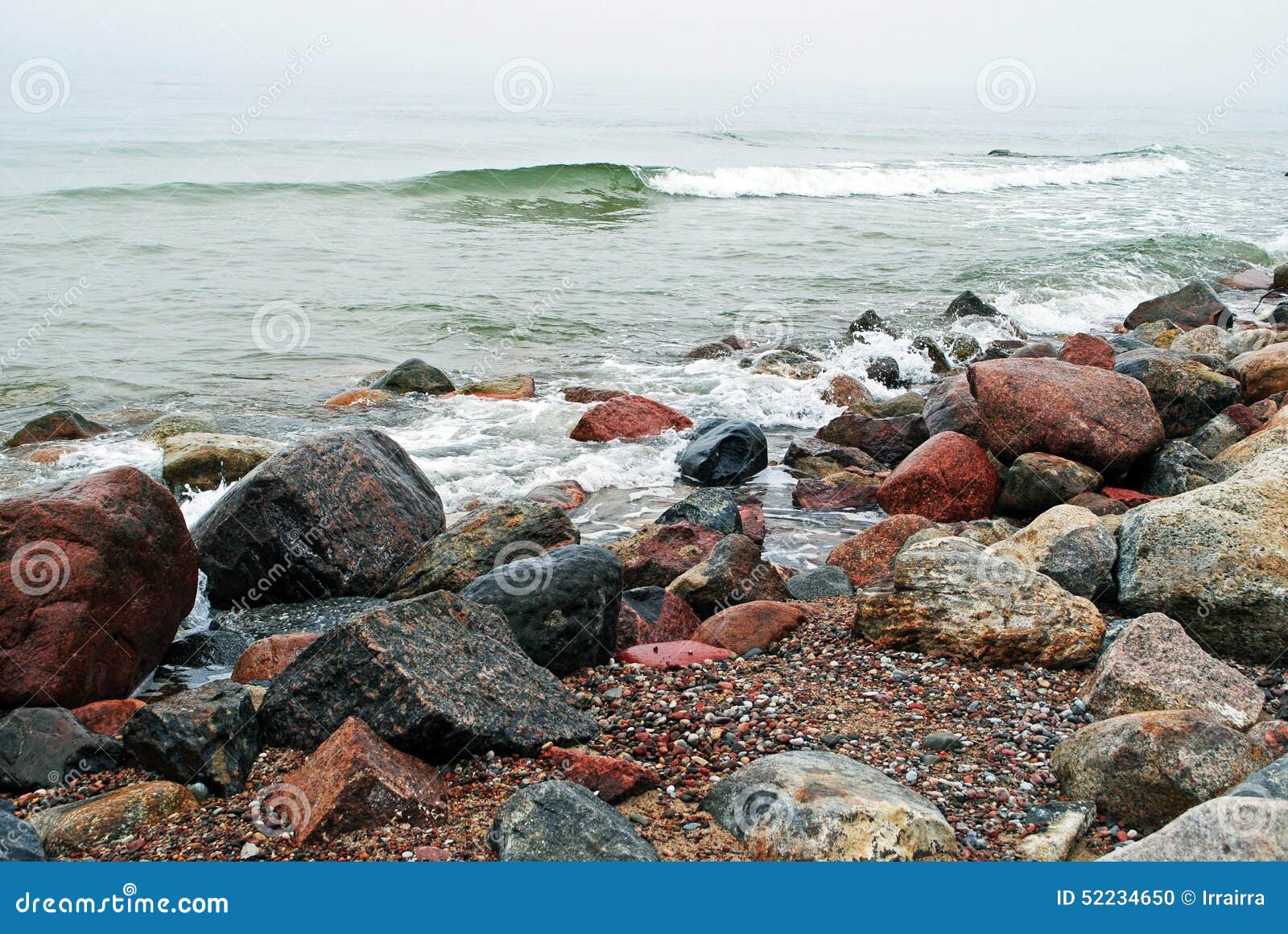 Stones on the Baltic Seashore Stock Photo - Image of sand, surf: 52234650