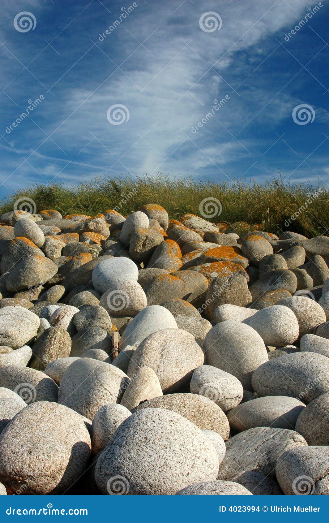 Stones on a beach stock photo. Image of pebble, round - 4023994