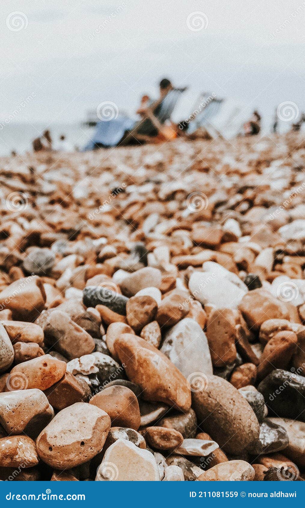 Stones beach in brighton stock image. Image of beach - 211081559