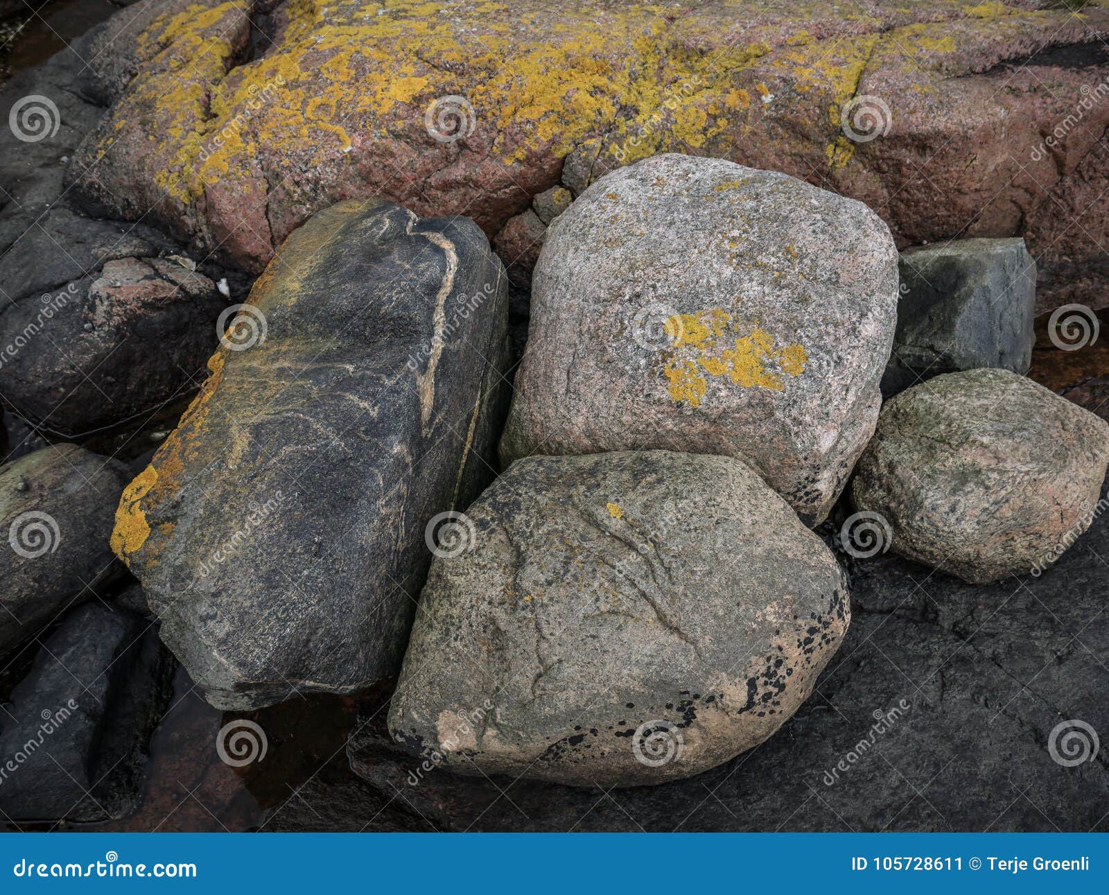 Stones at the beach stock image. Image of rocks, beautiful - 105728611