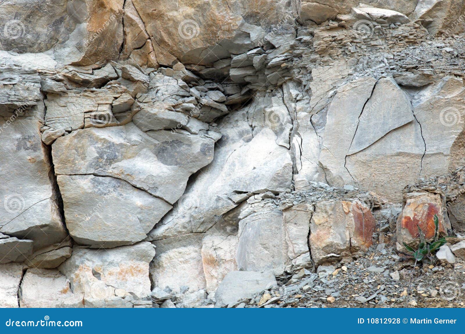 Stones at a Chalk Stone Quarry Stock Photo - Image of rust, stone: 10812928