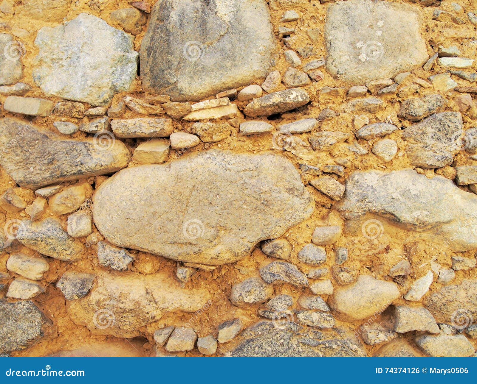 Stones and clay stock photo. Image of beige, rough, mosaic - 74374126