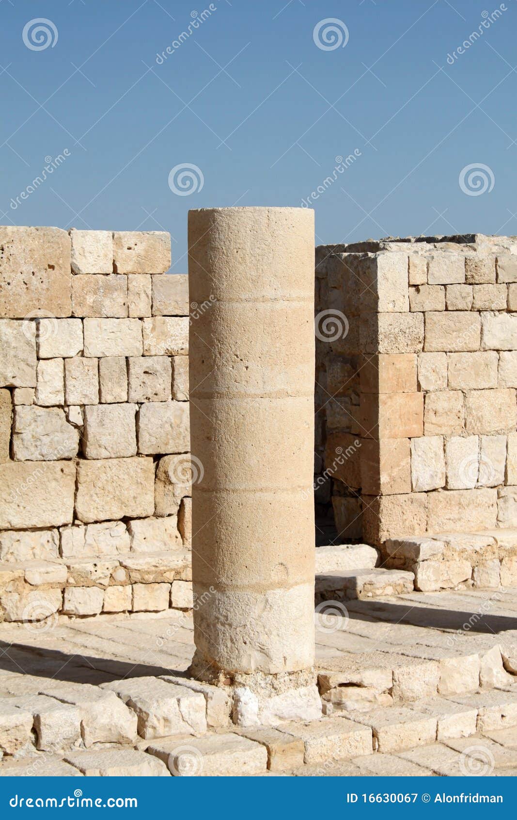 Stones Column stock image. Image of ancient, church, architecture ...