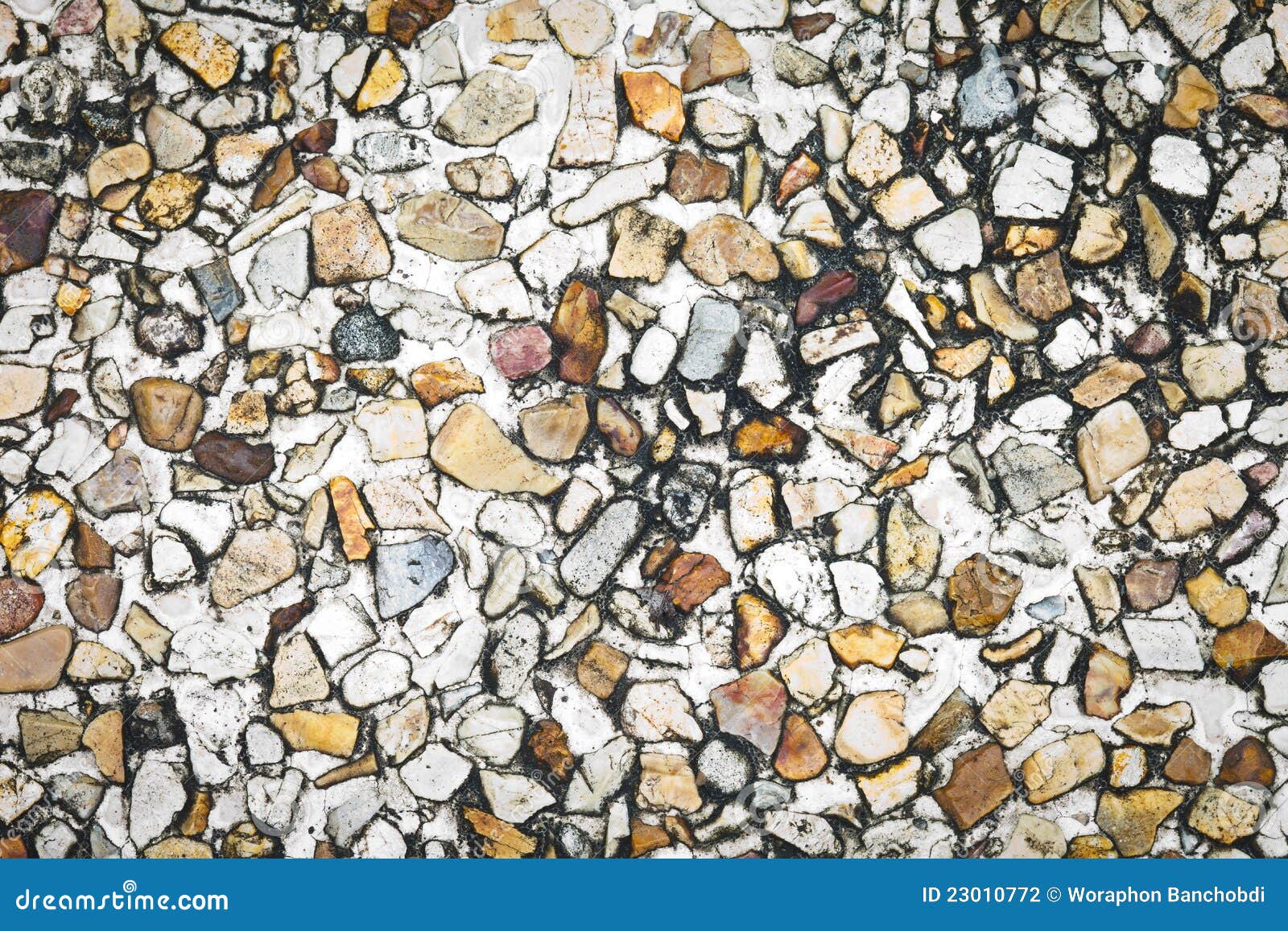 Stones in Concrete stock photo. Image of white, view - 23010772