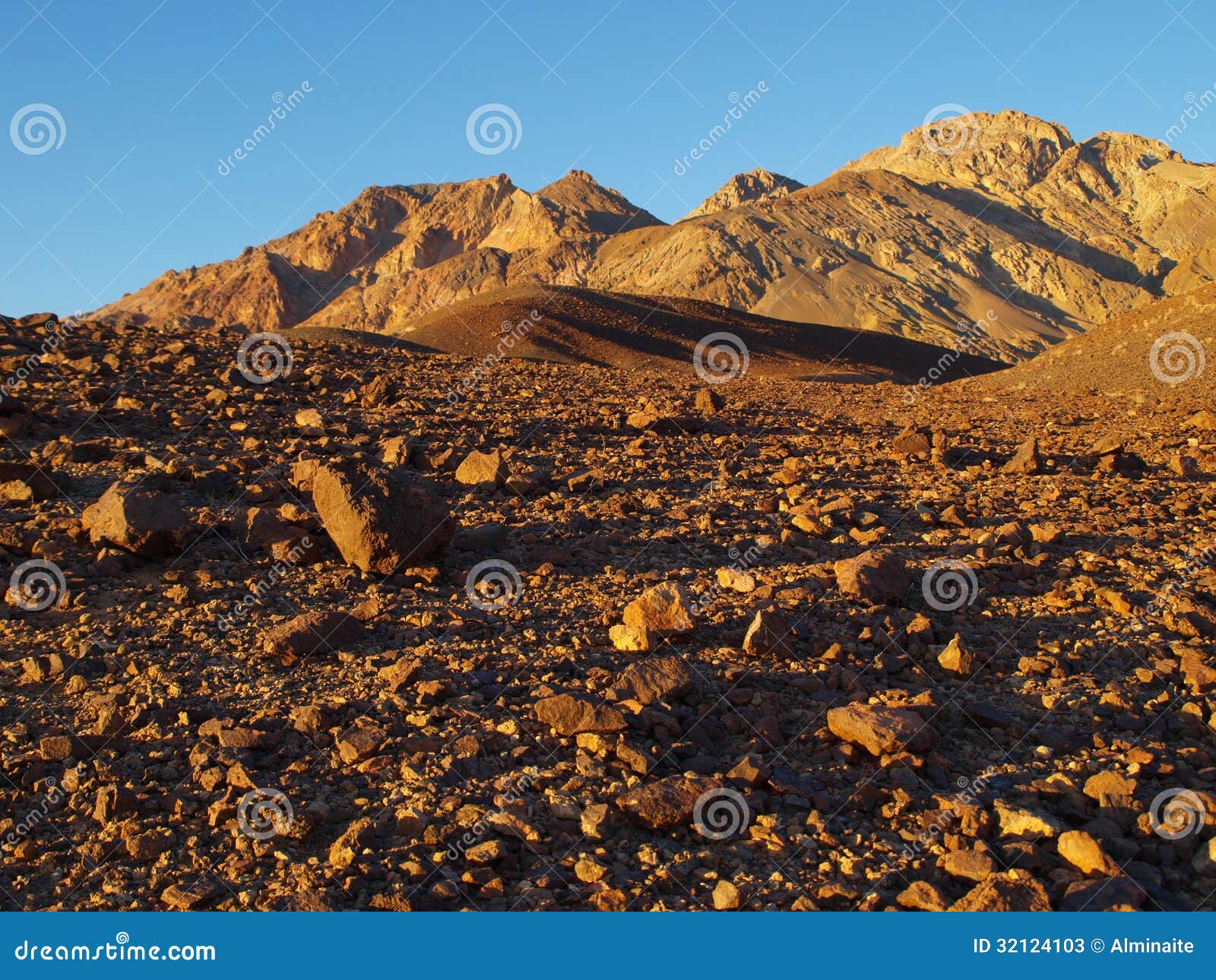 Stones in Death Valley stock image. Image of environment - 32124103