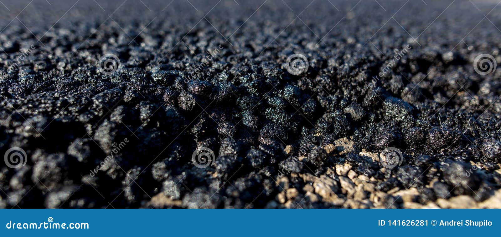 Stones on the Edge of the Asphalt Road Stock Image - Image of sidewalk ...