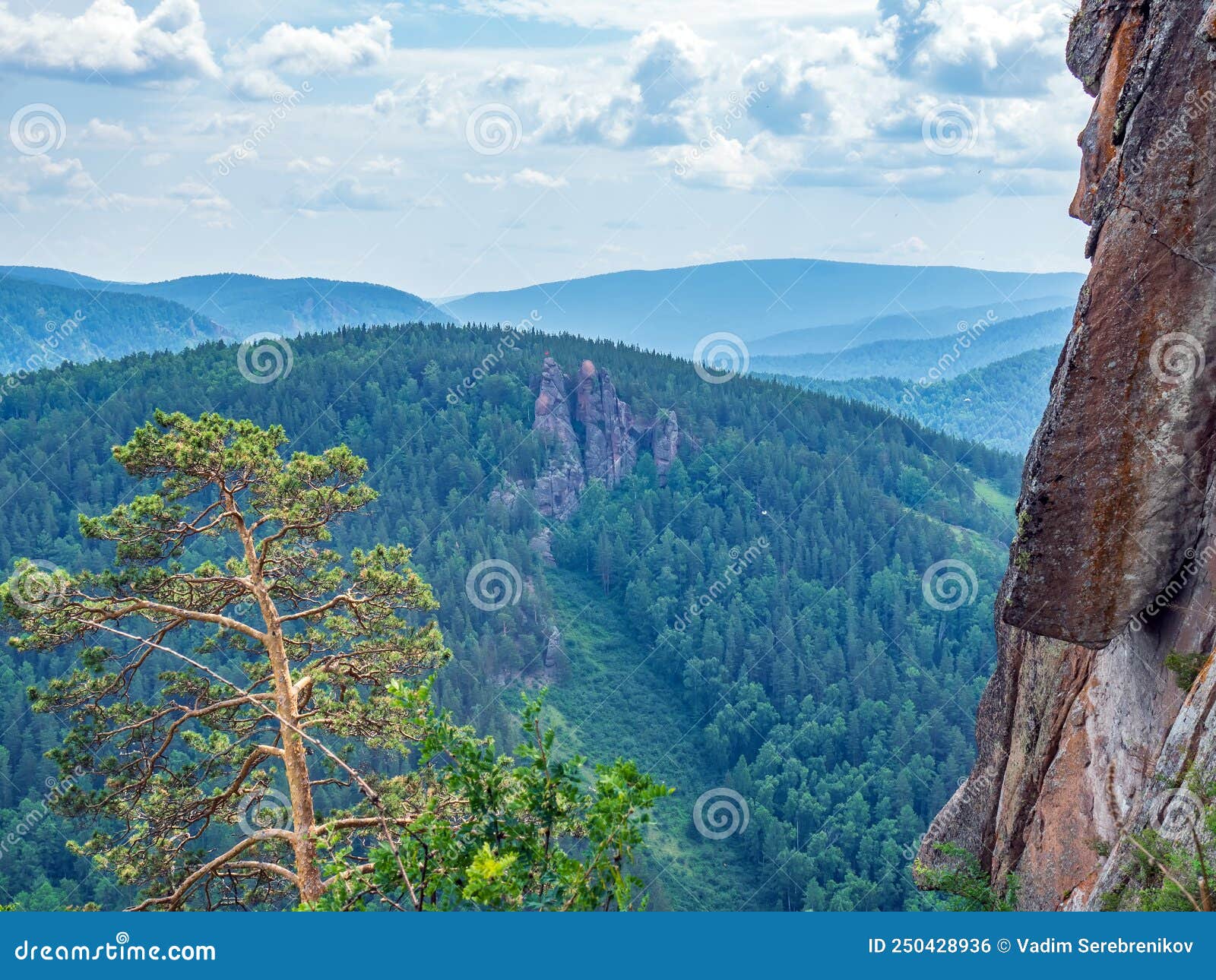 Stones Formation in the Forest. Erosion of Rocks Stock Photo - Image of ...