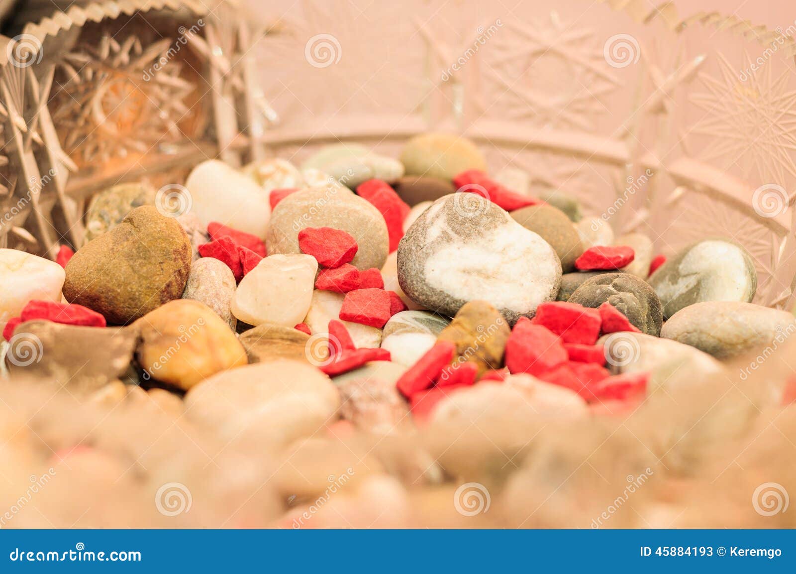 Stones in Glass Bow stock image. Image of stones, glass - 45884193