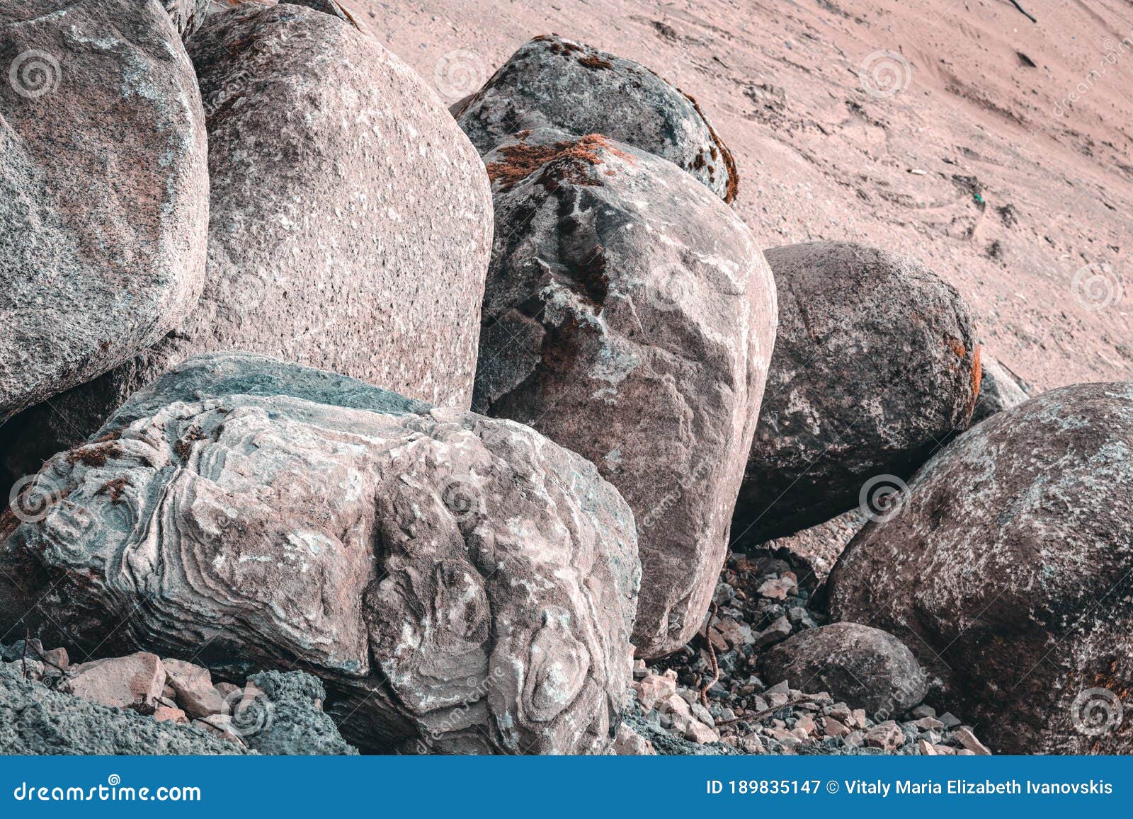 Stones, Granite, Huge Boulders, Natural Resources Stock Image - Image ...