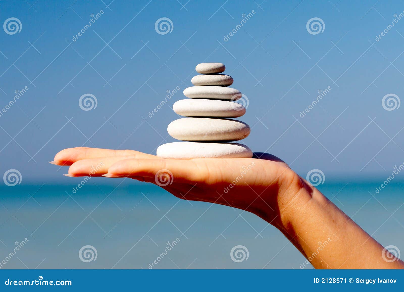 Stones in a hand stock image. Image of elements, perfection - 2128571
