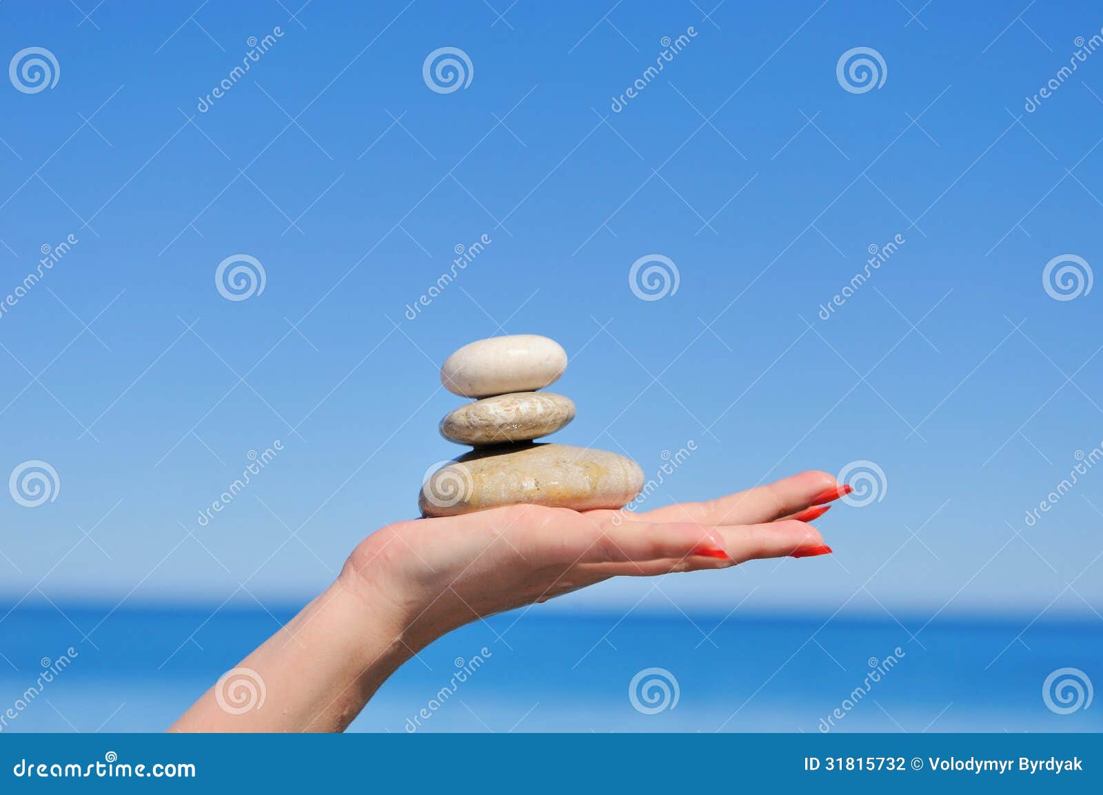 Stones in a hand stock photo. Image of moments, meditation - 31815732