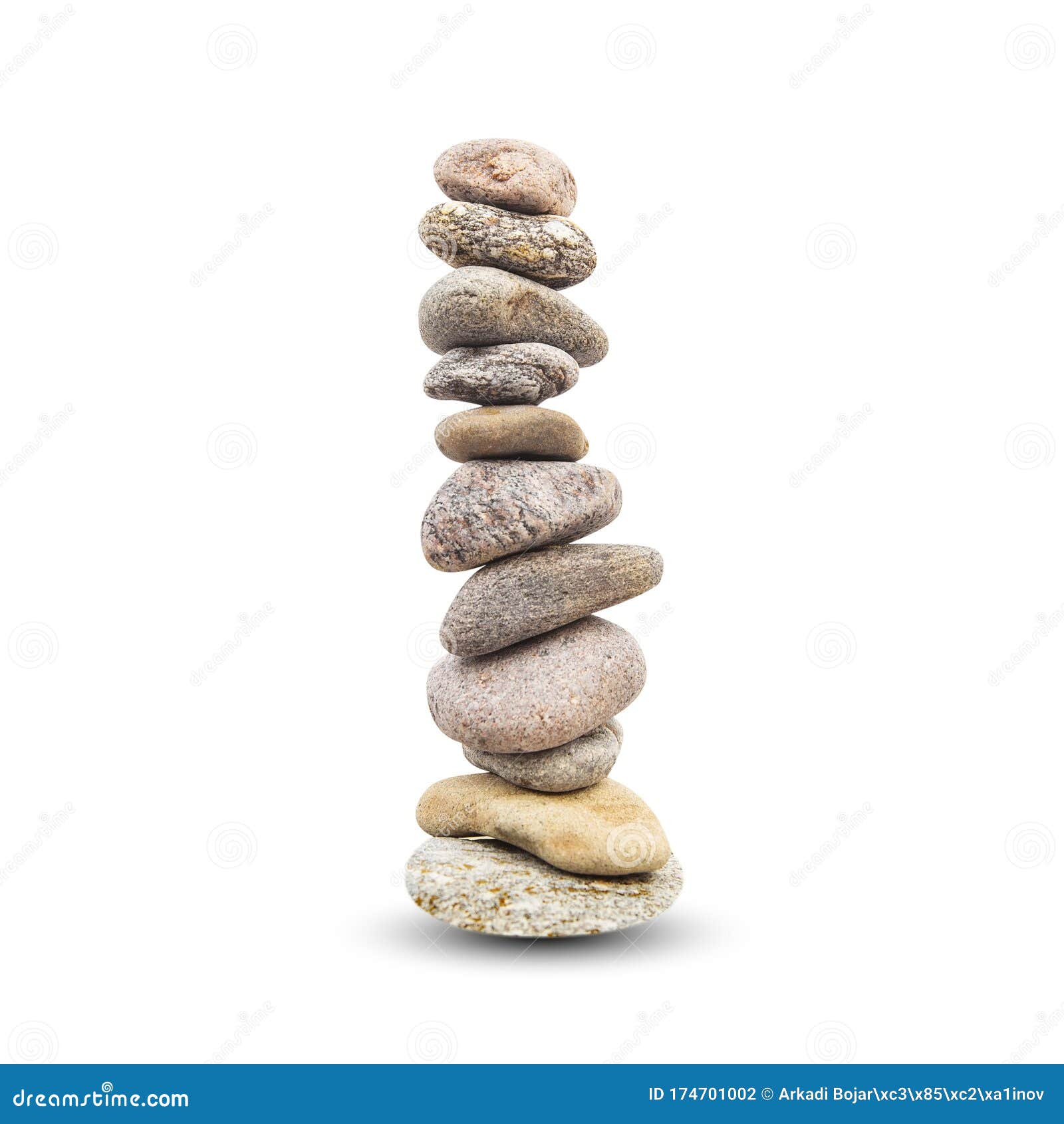 Stones High Pyramid, Balance Symbol Stock Illustration - Illustration ...