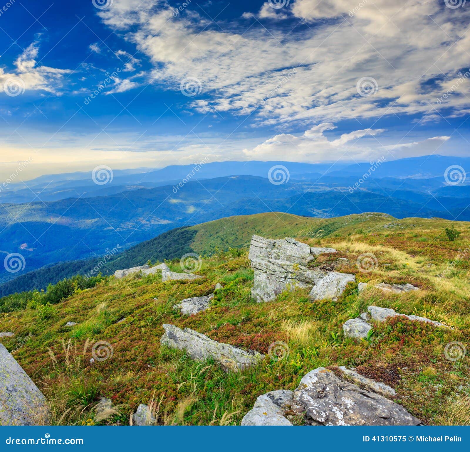 Stones on the hillside stock image. Image of travel, tourism - 41310575