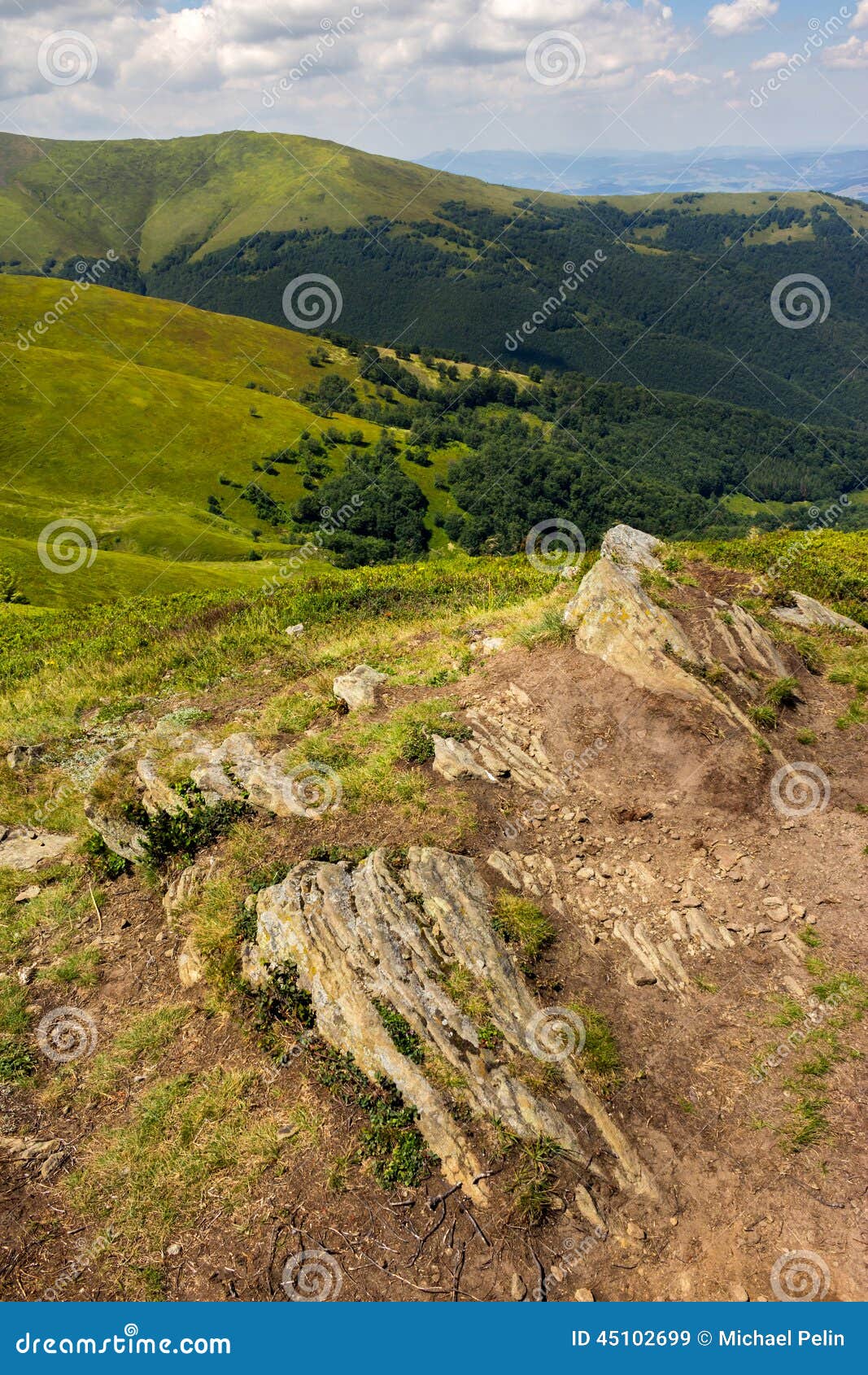 Stones on the hillside stock image. Image of scenic, grand - 45102699