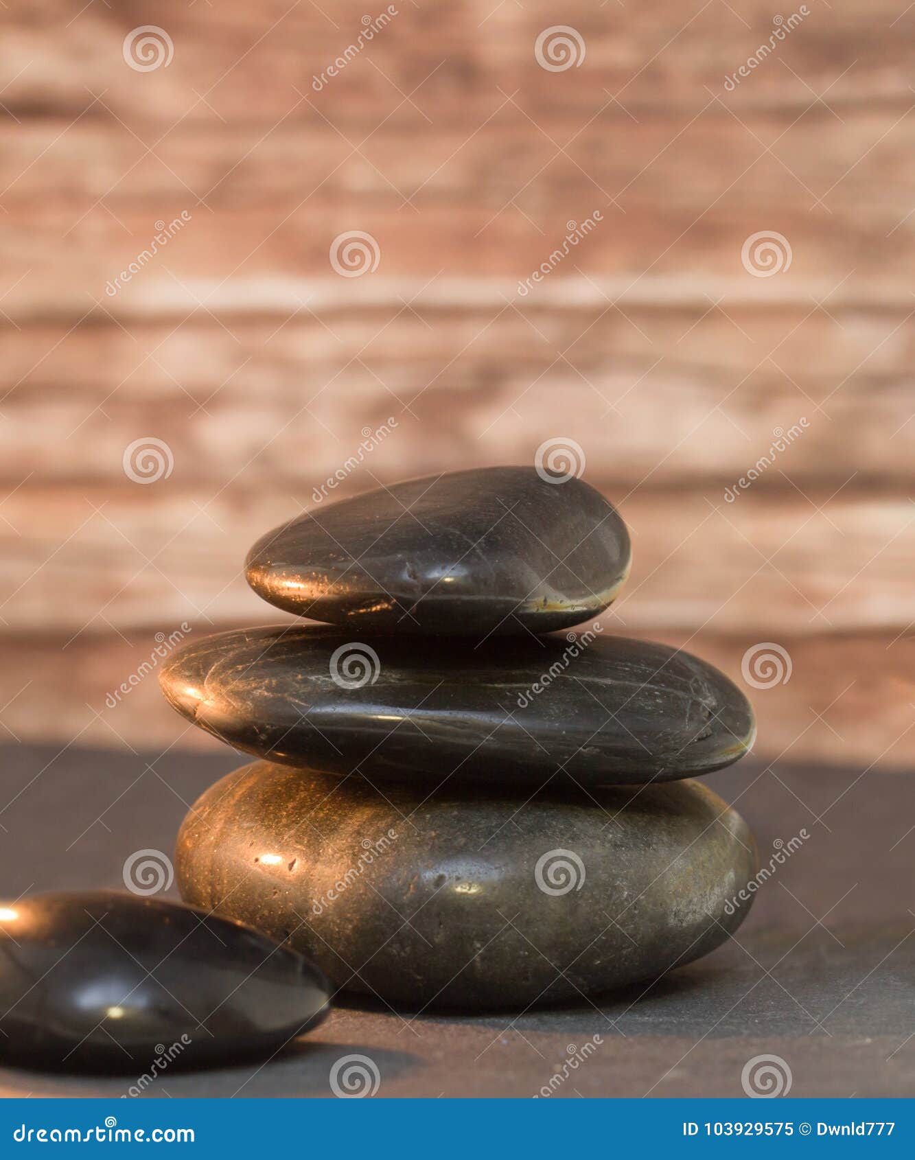 Stones for Hot Stone Massage Stock Image - Image of stack, concept ...