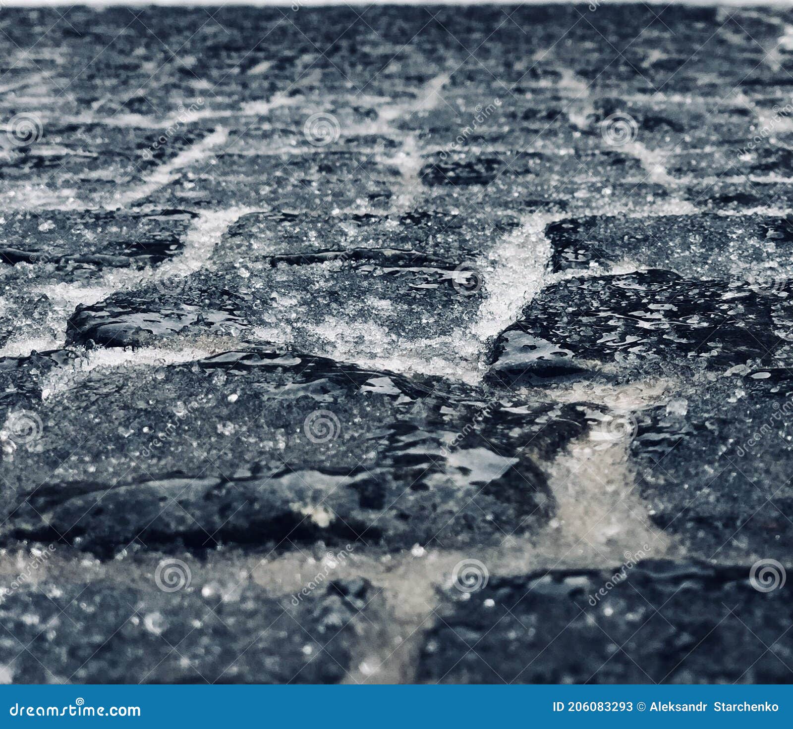 Stones in ice stock image. Image of happy, shakes, tongue - 206083293