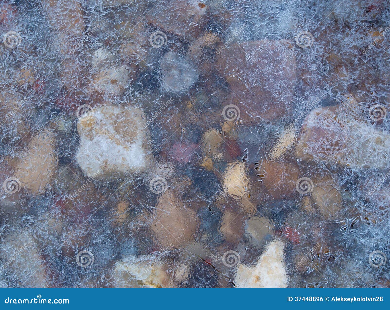 Stones in ice stock photo. Image of flat, closeup, white - 37448896