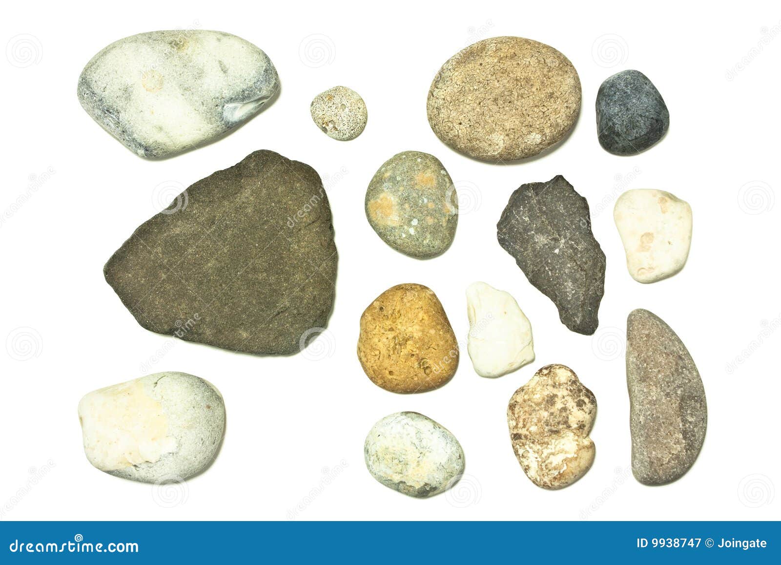 Stones isolated on white stock image. Image of nature - 9938747