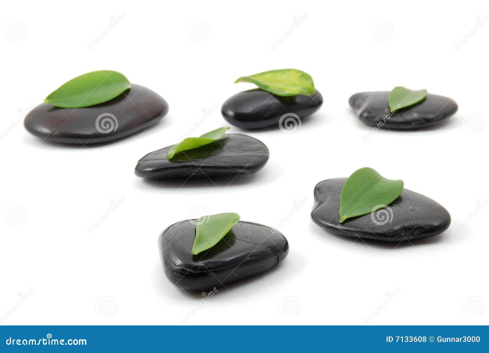 Stones Isolated on White Background Stock Photo - Image of meditation ...