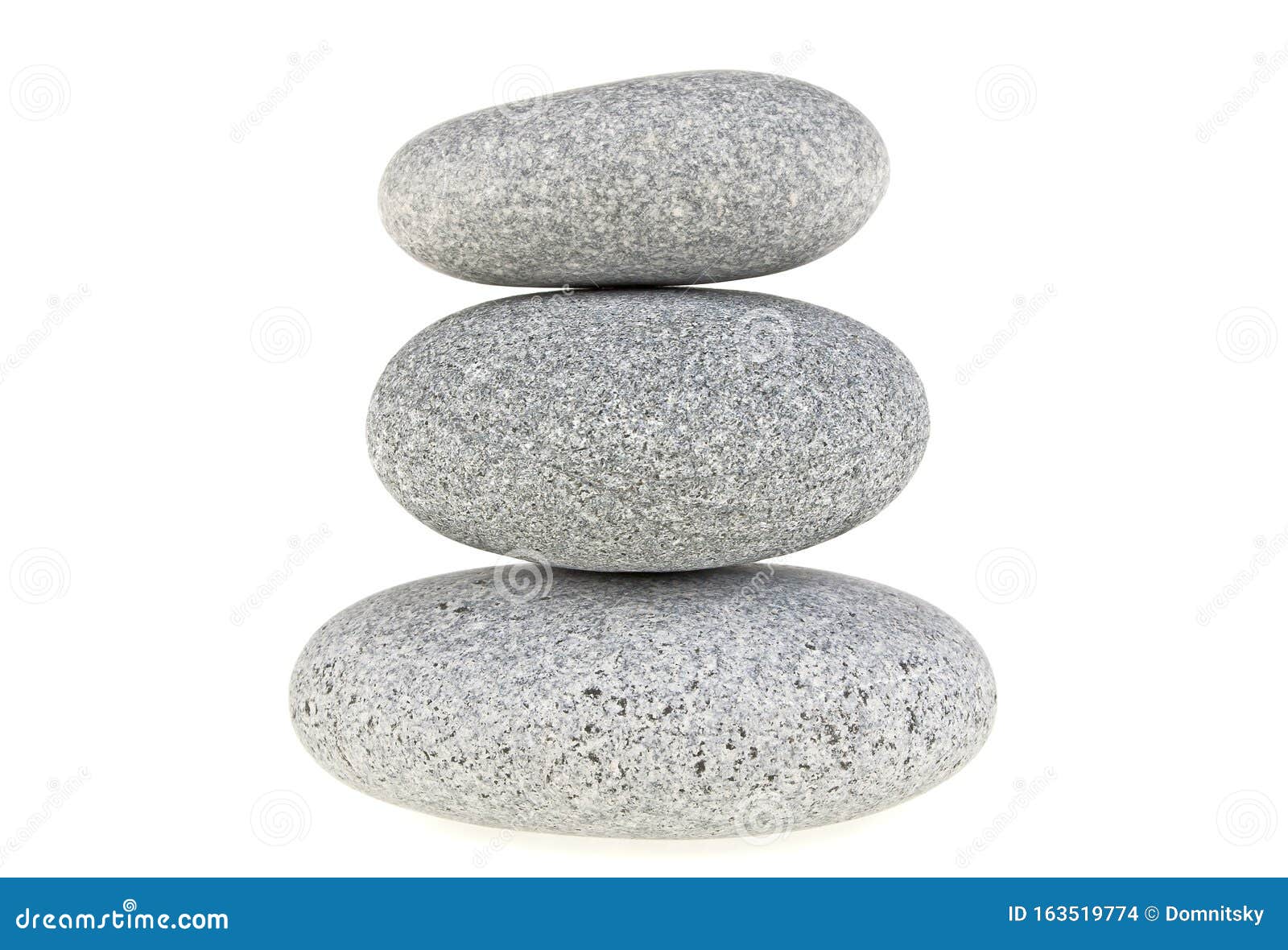 Stones Isolated on White Background Stock Photo - Image of purity ...