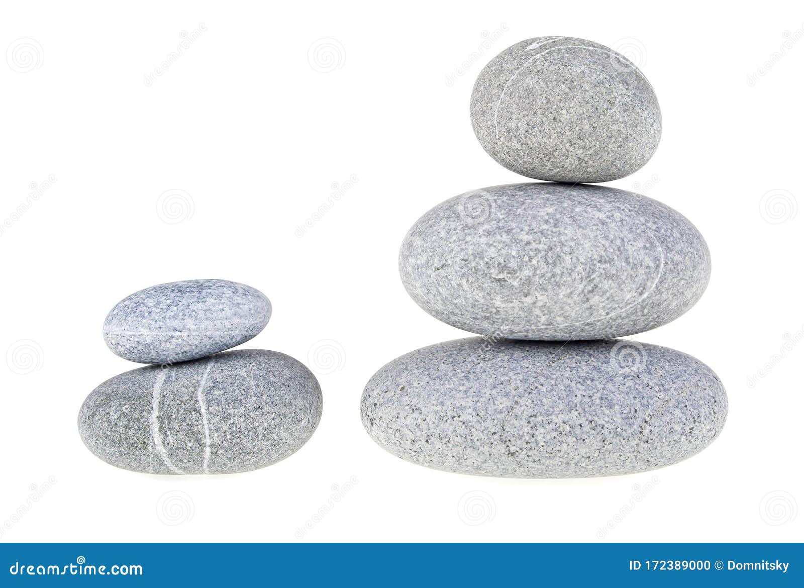 Stones Isolated on White Background Stock Photo - Image of pile, order ...