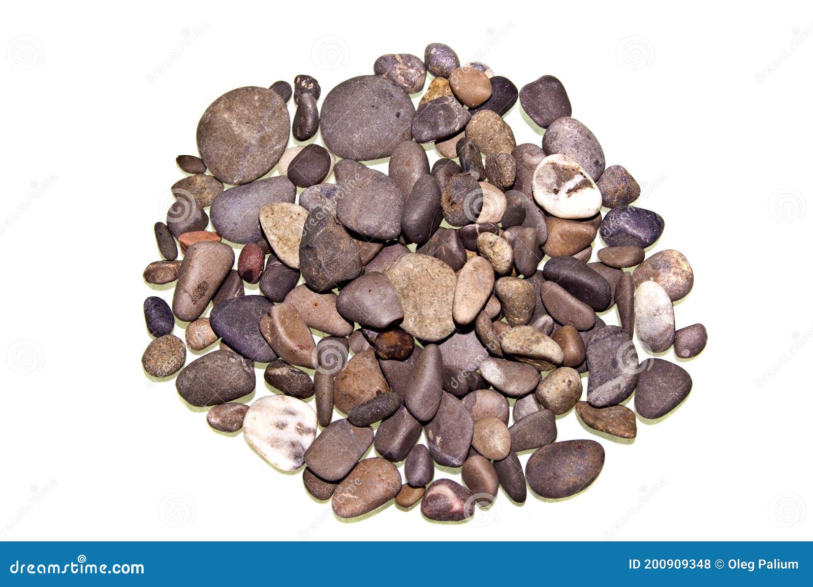Stones Isolated on White Background Stock Photo - Image of concept ...