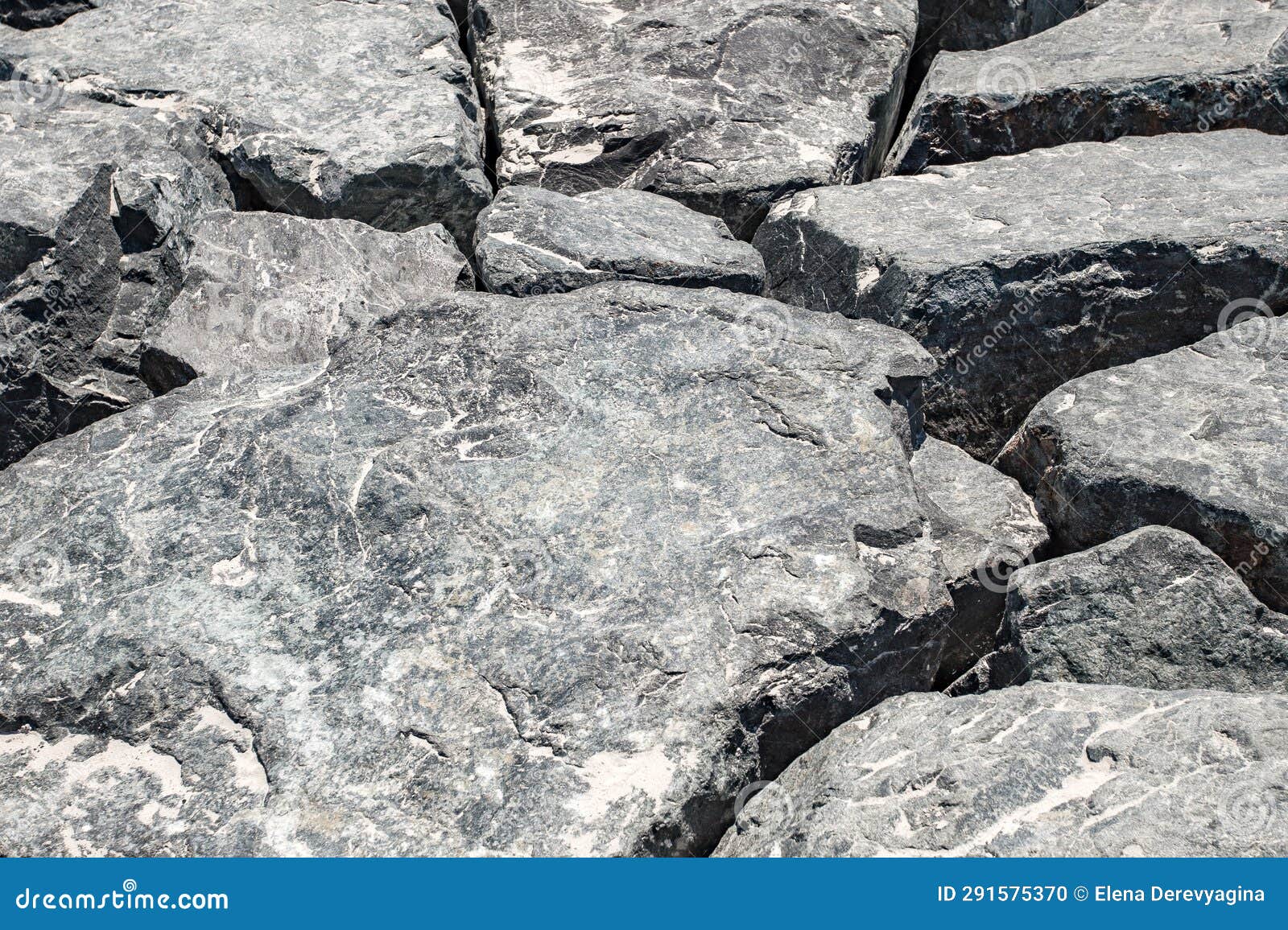 Stones Large Boulders Breakwaters Close-up, Background Stock Photo ...