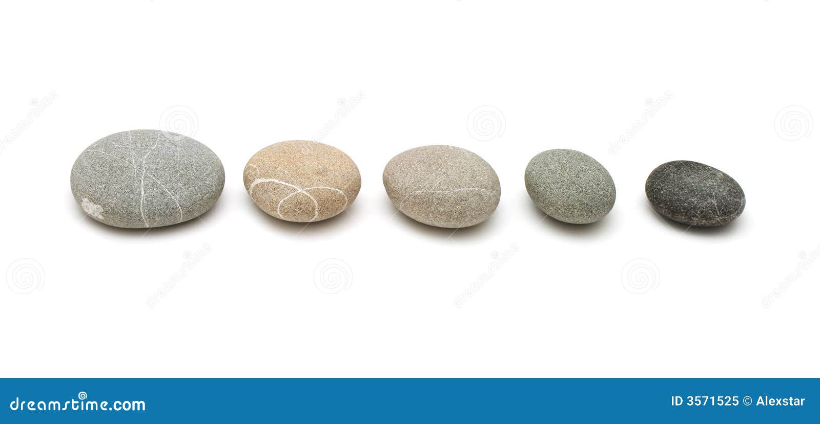 Stones In Line Royalty Free Stock Photo - Image: 3571525