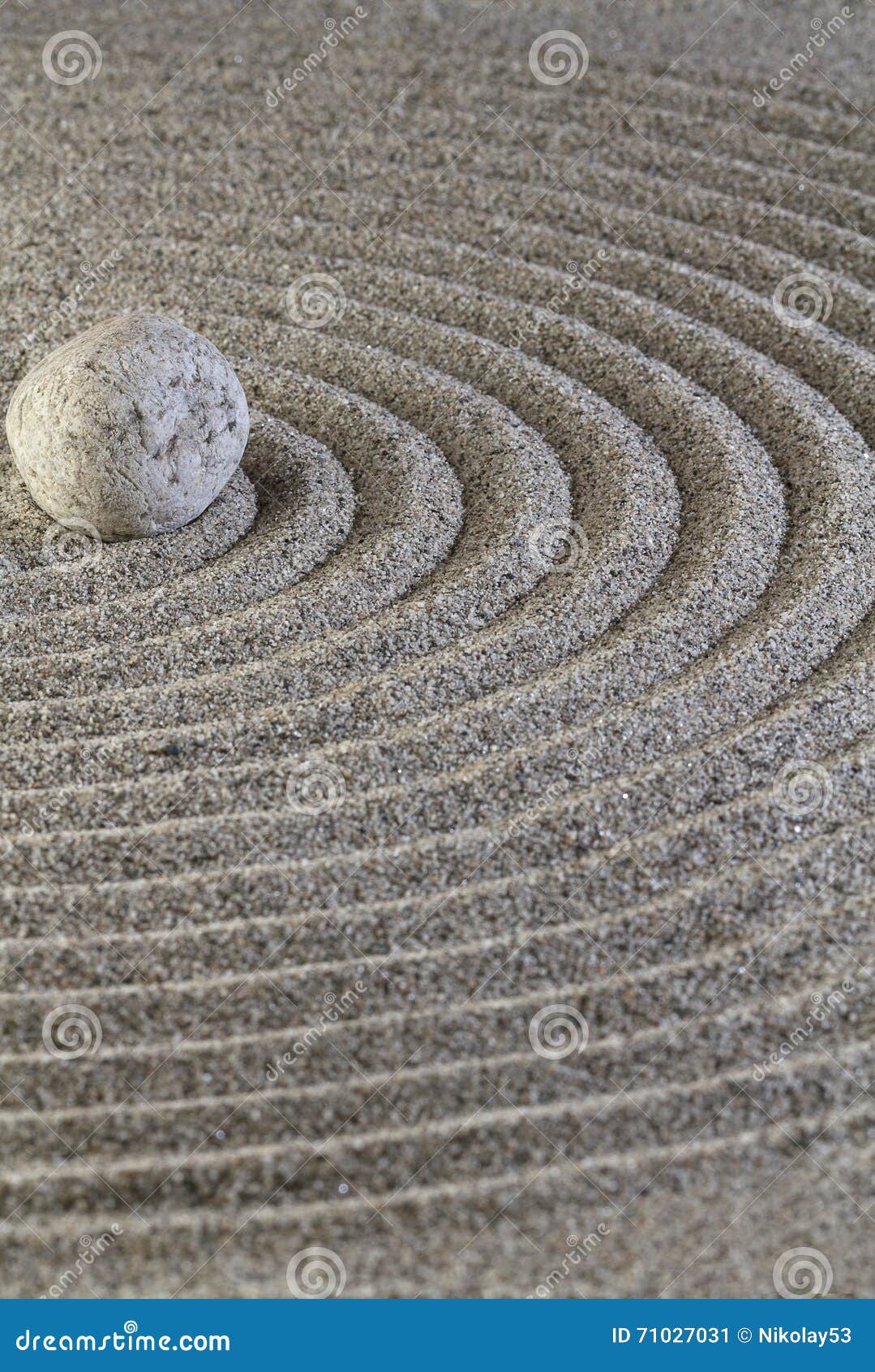 Stones and a Line on the Sand. Stock Image - Image of background, stone ...