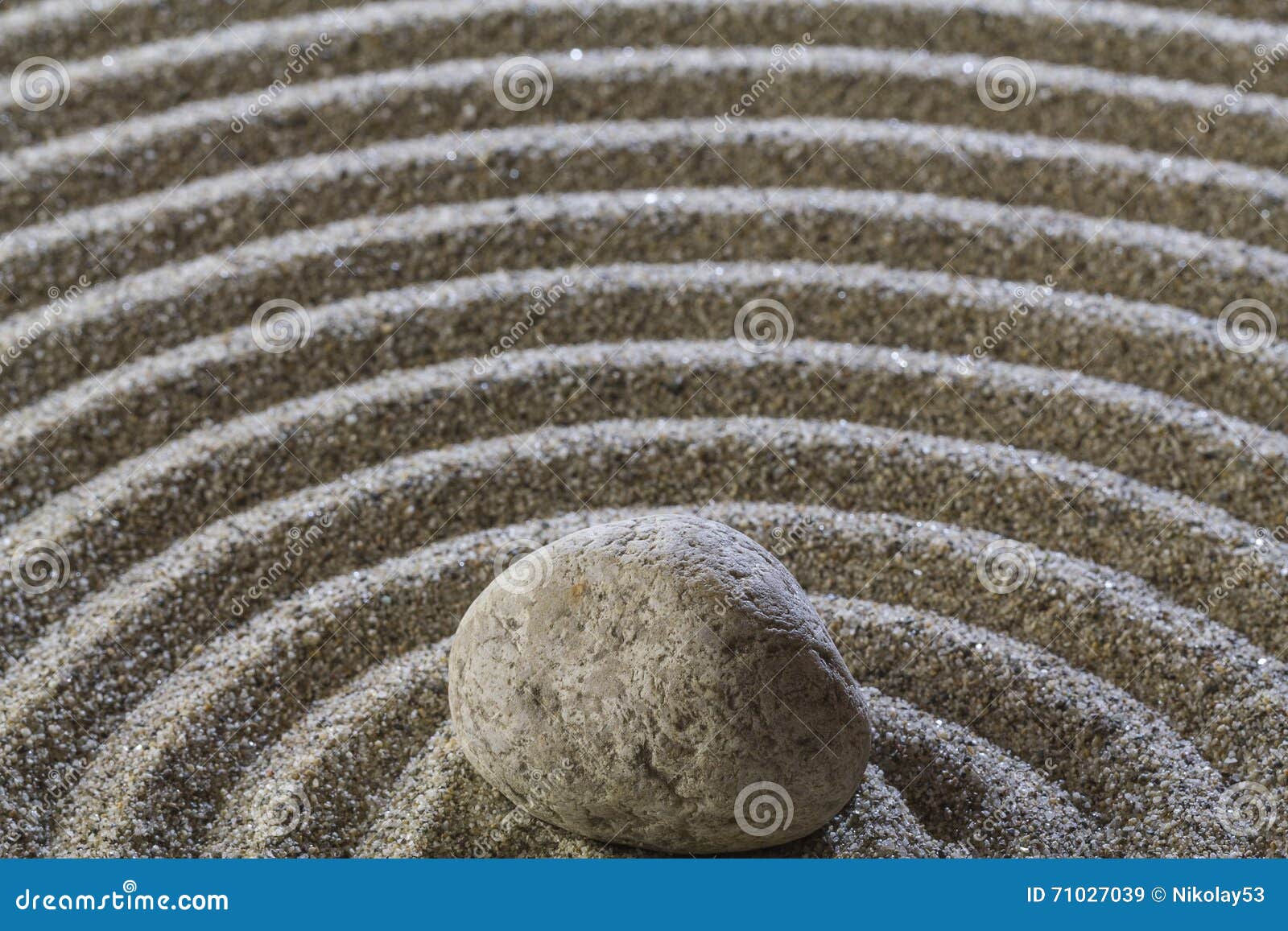 Stones and a Line on the Sand. Stock Image - Image of concept ...