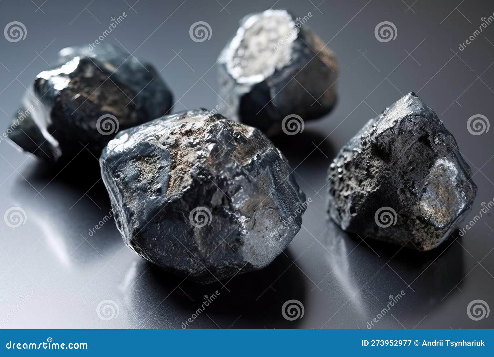 Stones of Meteorites, Asteroids on a Black Background, Generative AI ...