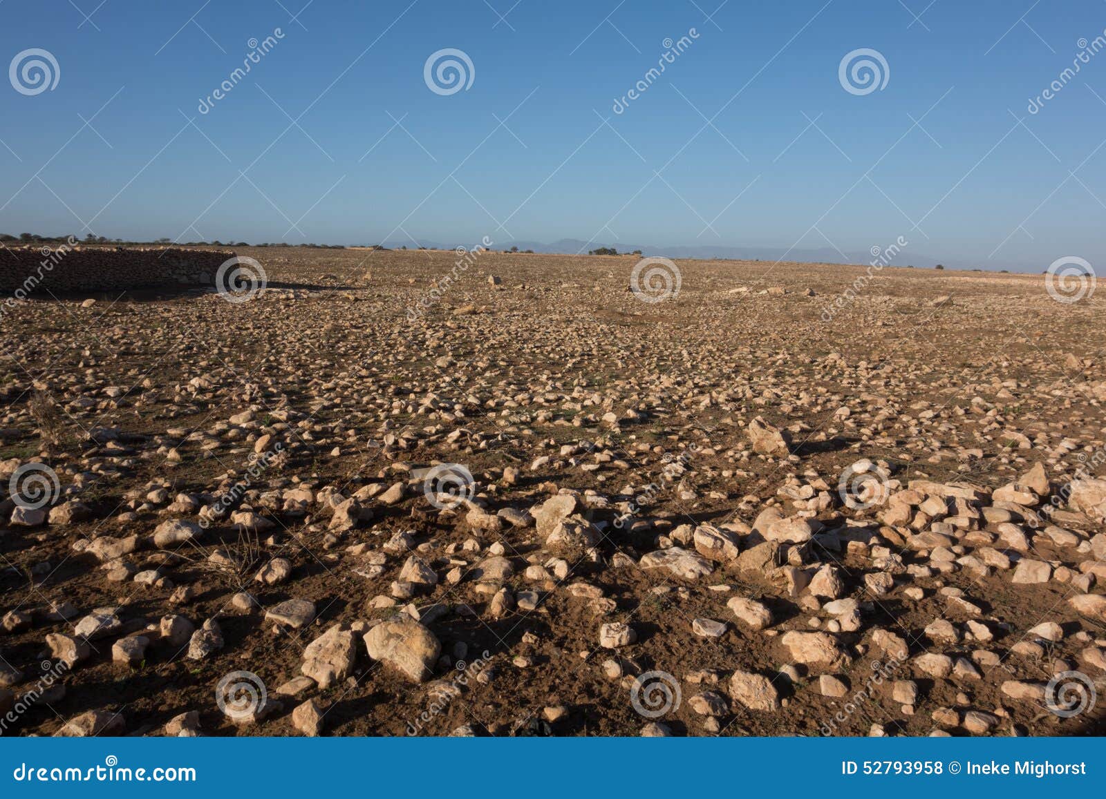 Stones in the Moroccan Landscape. Stock Photo - Image of stones, stone ...