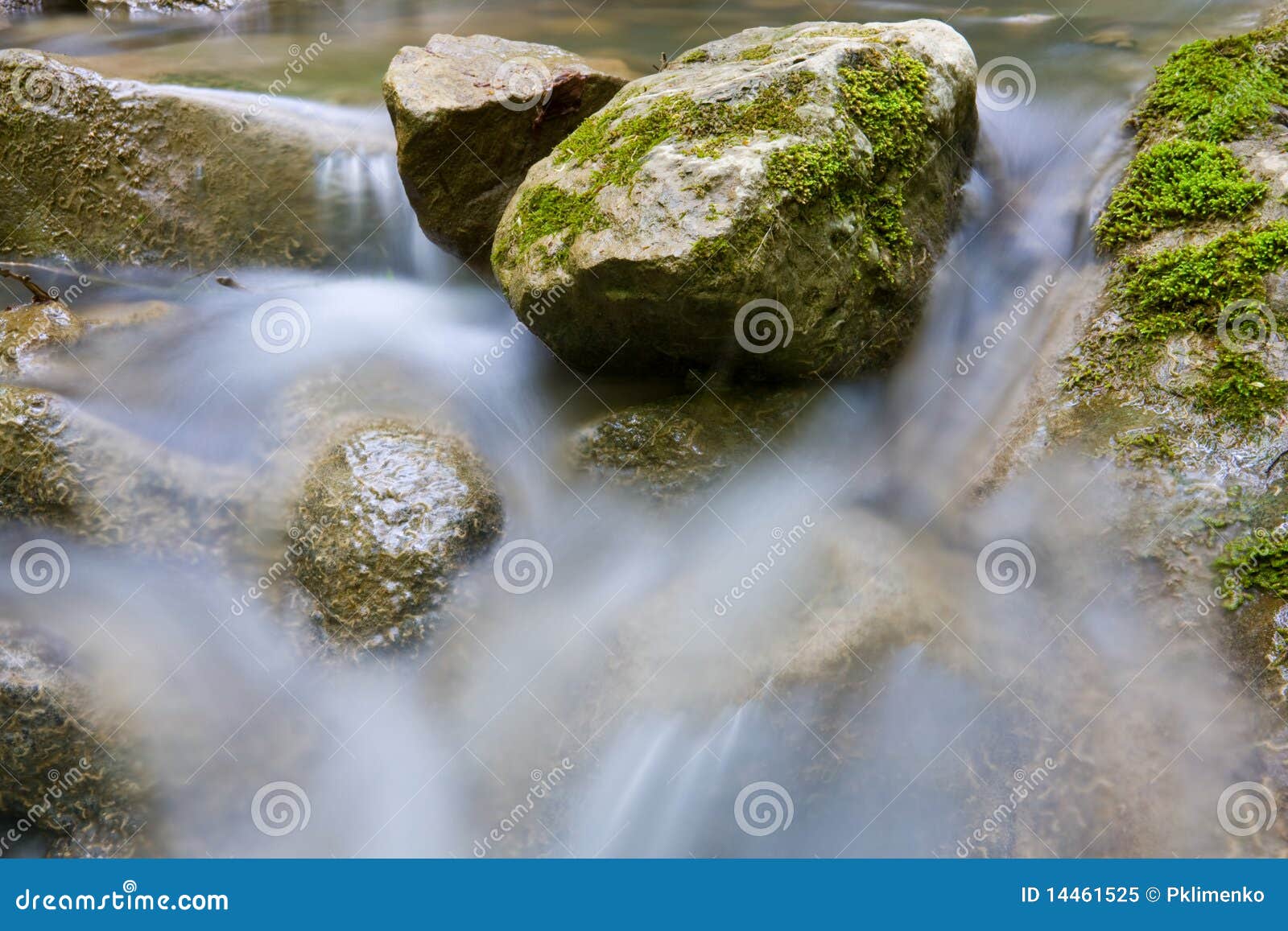 Stones in mountain stream stock image. Image of nice - 14461525