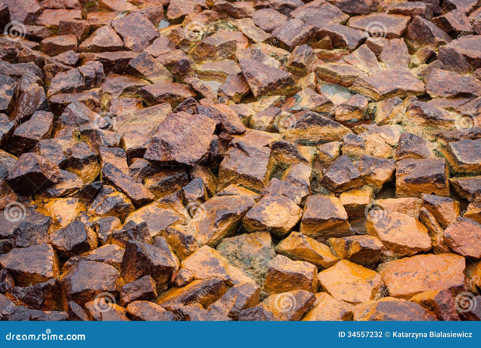 Stones in mud stock photo. Image of pebbly, dirty, outer - 34557232