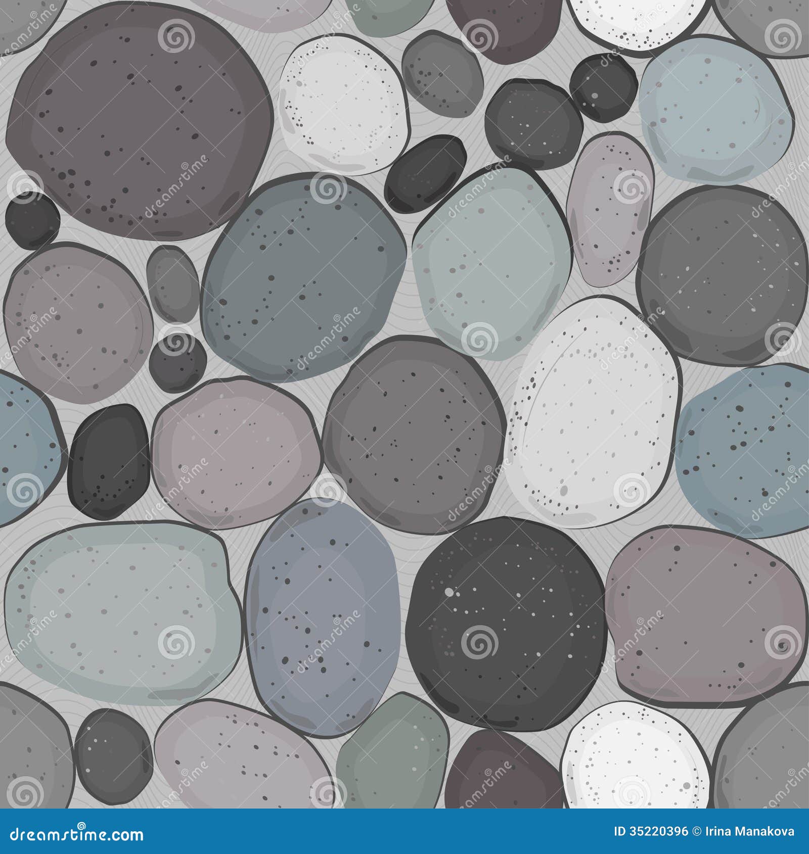 Stones pattern stock vector. Illustration of serie, wall - 35220396