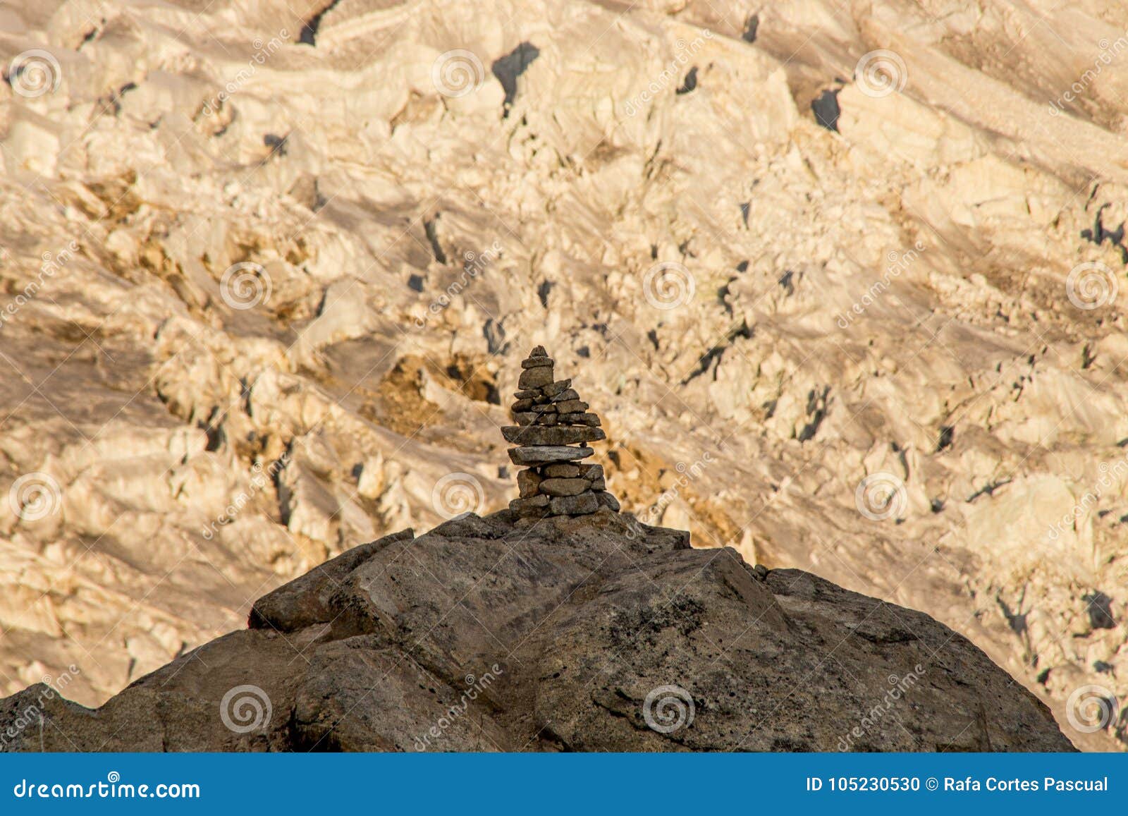 Stones Piled Up in the Mountain Stock Photo - Image of pile, rocky ...