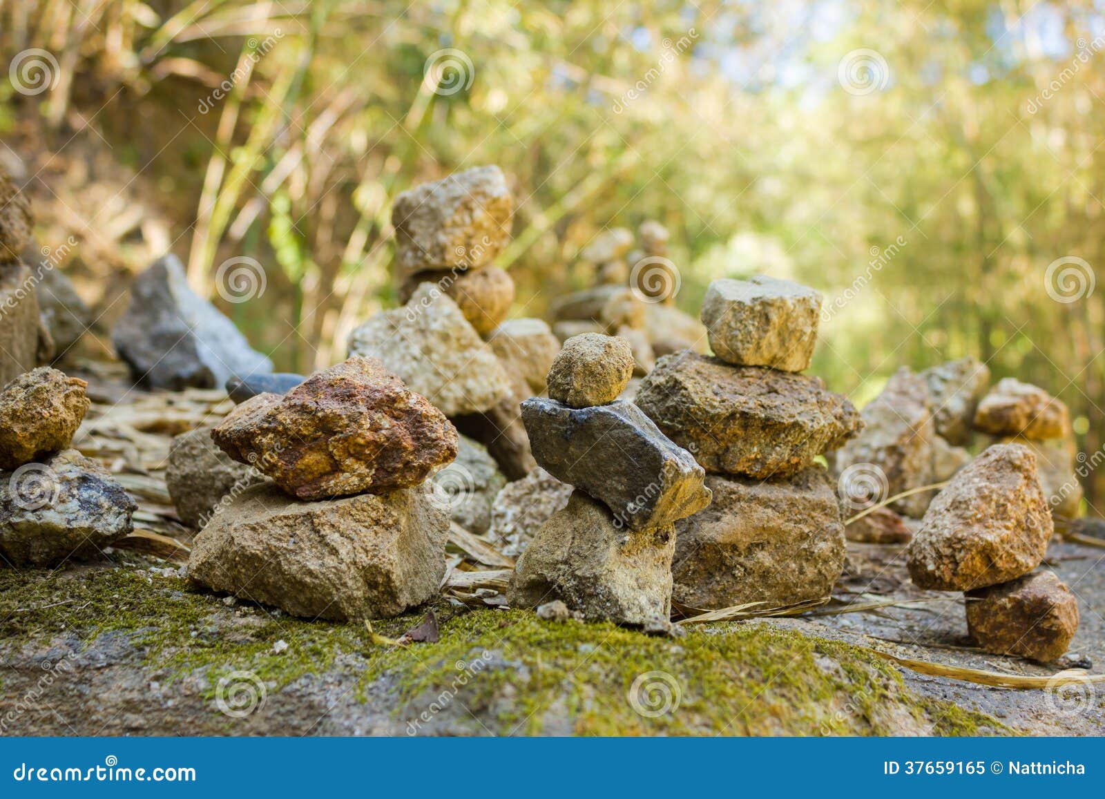 Stones pyramid stock image. Image of tower, tranquil - 37659165