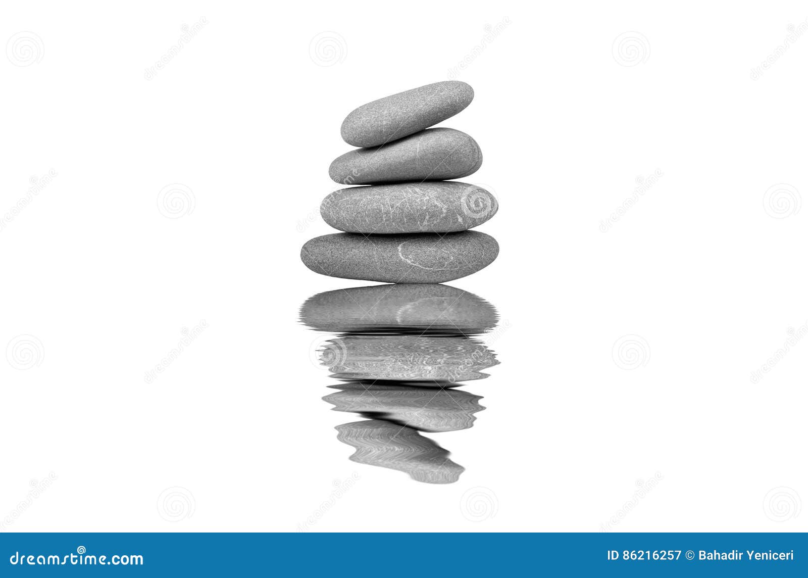 Stones with Reflection stock image. Image of order, balance - 86216257