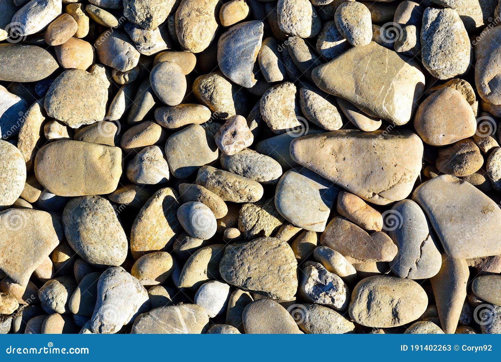Stones on the River Bank, Stone Background Stock Image - Image of ...