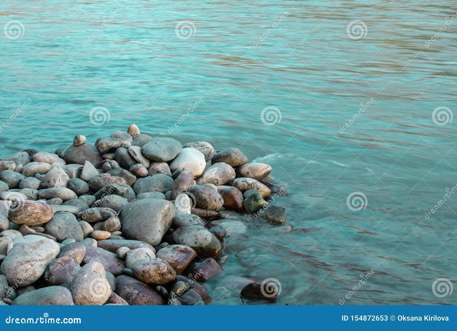 Stones by the river stock image. Image of russia, closeup - 154872653