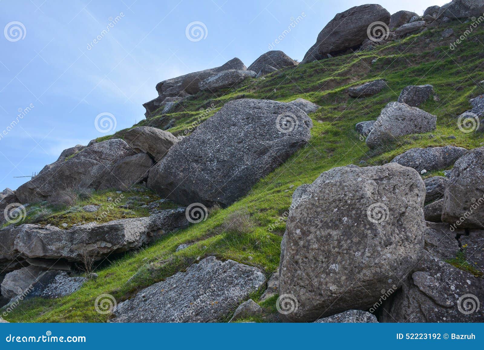 Stones in rocks, mountain stock photo. Image of bluesky - 52223192