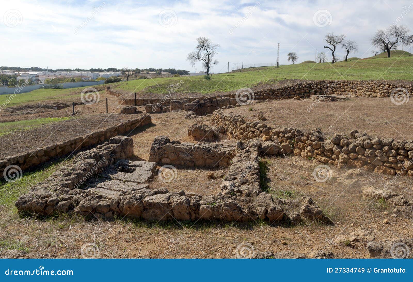 Stones Roman mausoleum stock image. Image of archeology - 27334749